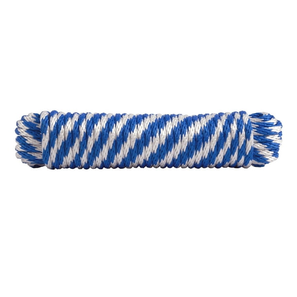 Hyper Tough Item# BWSBP850W-P-HT, Polypropylene Solid Braid Rope, Blue ...