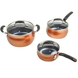 Tasty 11pc Cookware Set Non-Stick - Diamond Reinforced - PFOA Free ...