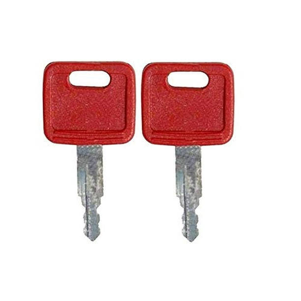 2 Pack Keys for John Deere, Hitachi Excavator, Case Dozer New Holland ...