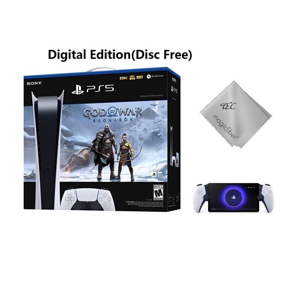 PlayStation 5 & PSVR2 Deluxe Combo, Digital Console, VR2 Headset, Eye ...