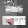 RuiJiao Supercharged Top Spray Stainless Steel 304 Shower Head with 160 ...