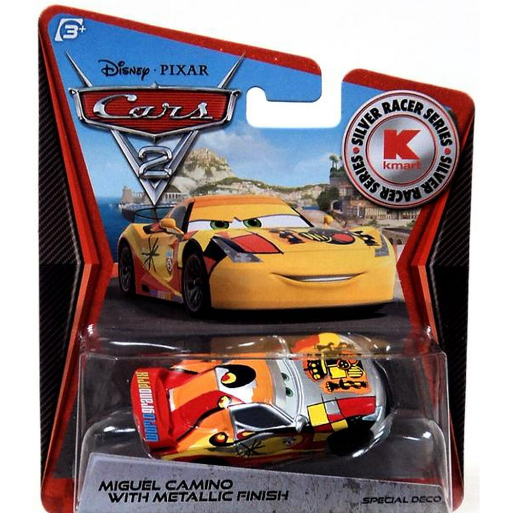 Disney Cars Silver Racer Series Miguel Camino with Metallic Finish ...