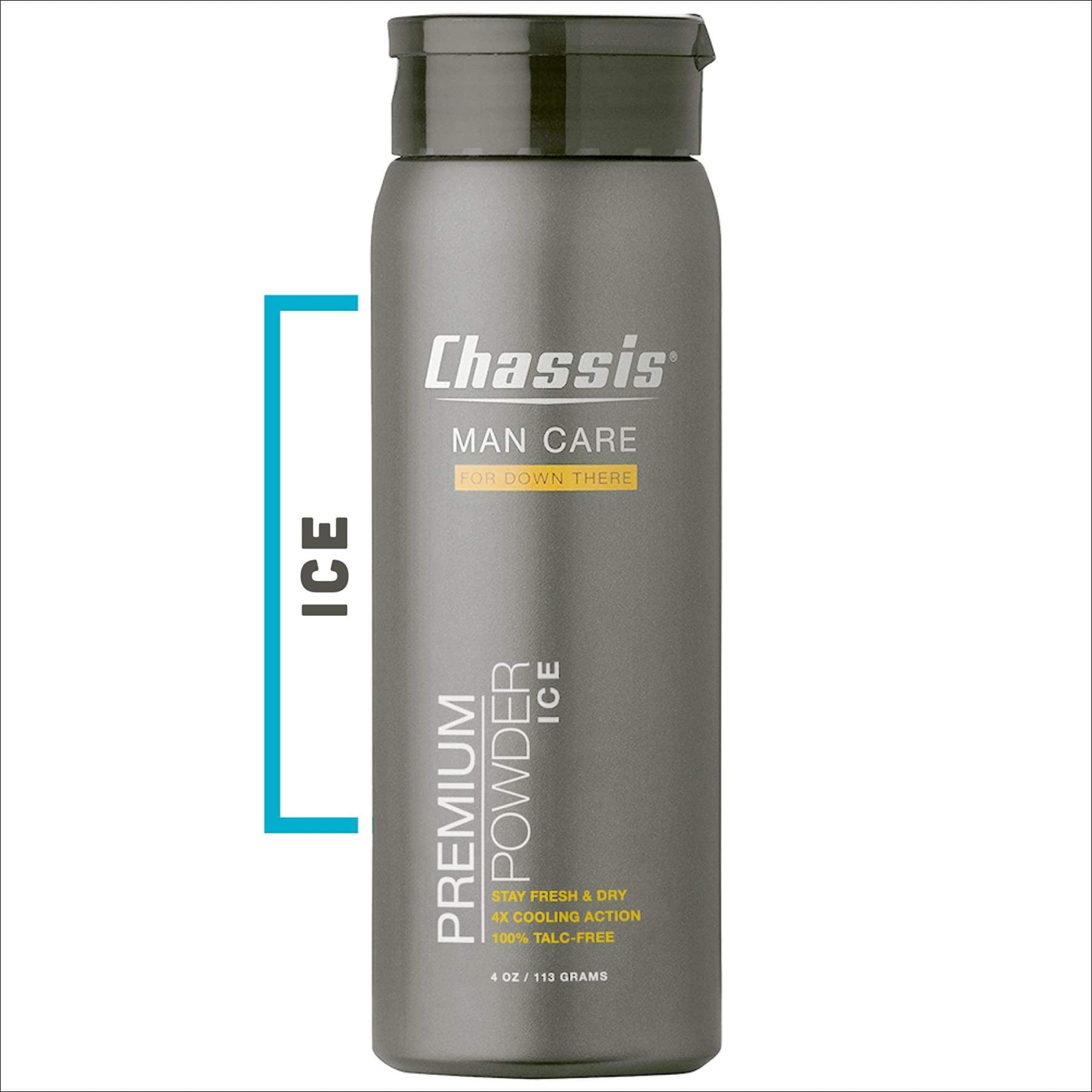 Chassis Premium ICE Body Powder for Men - With Extra Cooling Sensation ...