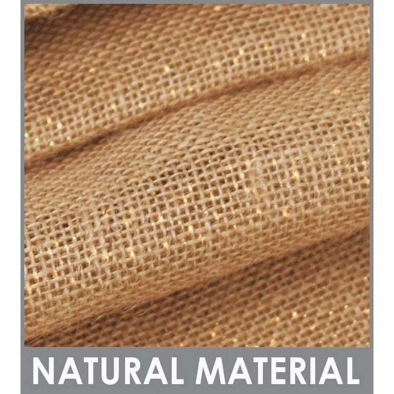 Allen Company Folded & Precut Jute Burlap with Gold Allen Company Folded & Precut Jute Burlap with Gold