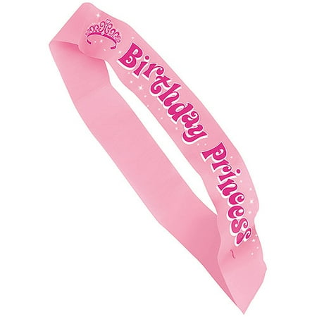 Birthday Princess Sash (1ct) - Walmart.com