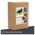 Solid Wood Blackbird Nesting Box - Weatherproof & Untreated, Wooden ...