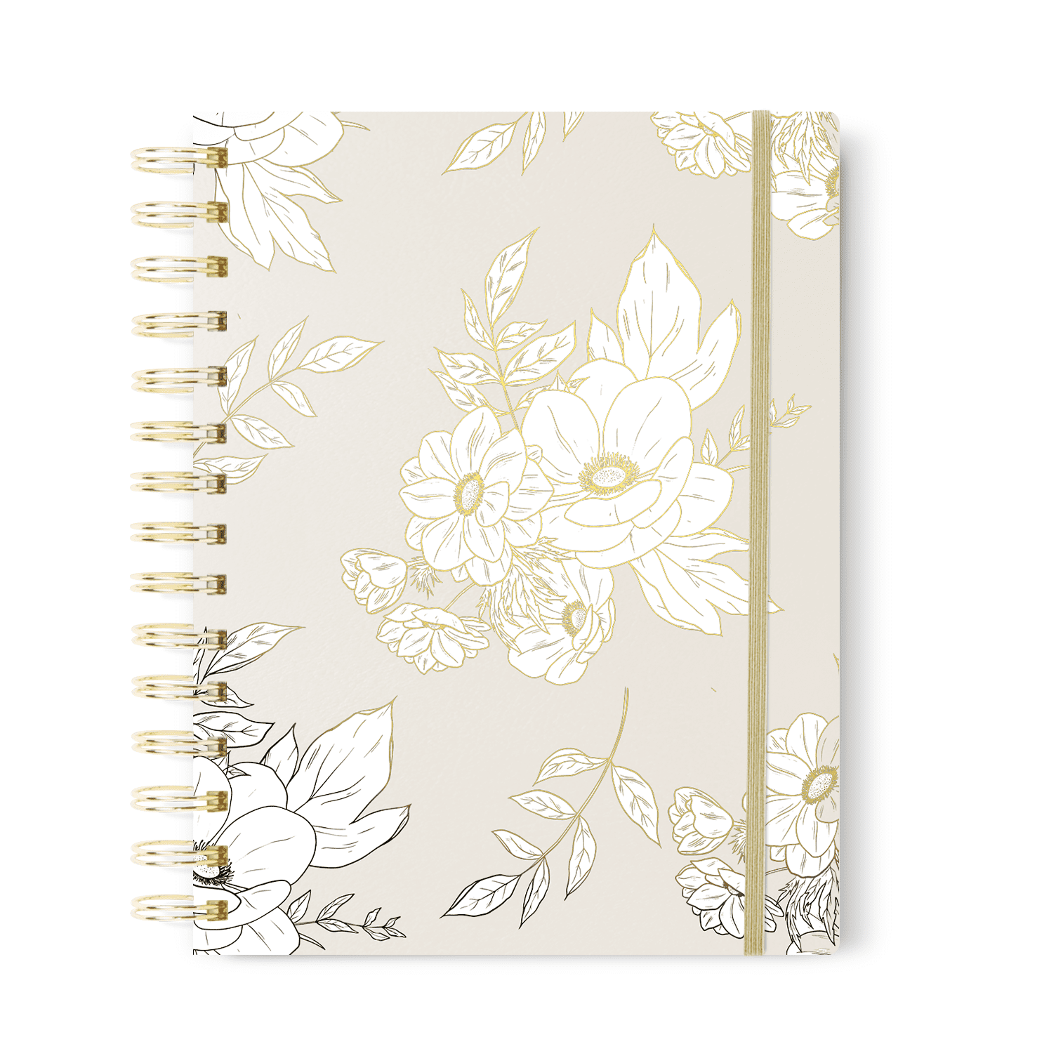 Lux Floral Spiral Notebook, Dot Grid, 7x9 inches - Walmart.com
