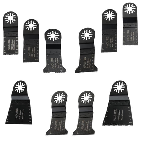 10Pcs Mixed Wood Oscillating Multitool Saw Cutter Set For Multi Tools ...