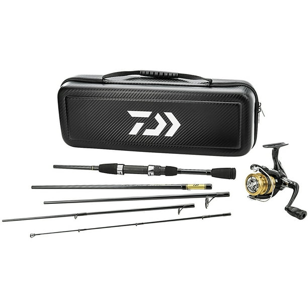 Daiwa Carbon Case Travel Spinning Rod and Reel Combo Kit - CC20F565L ...