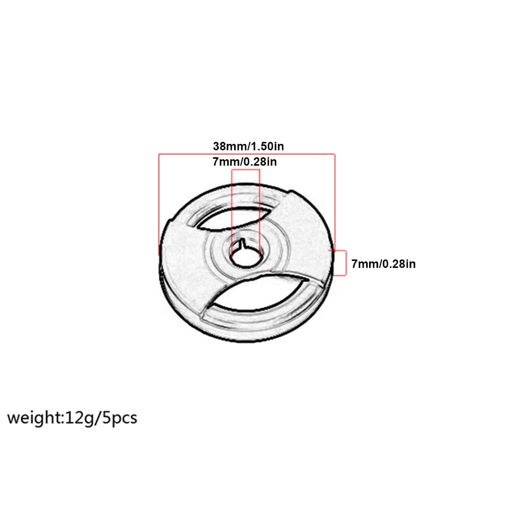 Buy 5 Pieces Plastic Record Player Adapter Portable Professional ...