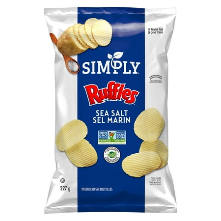 Simply RUFFLES Sea Salt Potato Chips | Walmart Canada