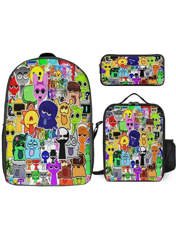 3PCS Friends Tv Show Backpack Set with Lunch Box And Pencil Case 3D ...