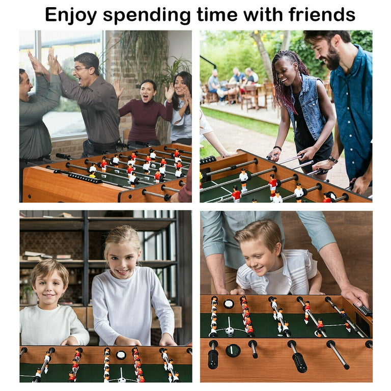 Family Playing Foosball