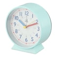 10cm Metal Luminous Alarm Clock Silent Desk Clock 24-Hour Round Quartz ...