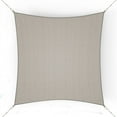 Coolaroo Ready to Hang Outdoor Sun Shade Sail Triangle 90% UV Block ...