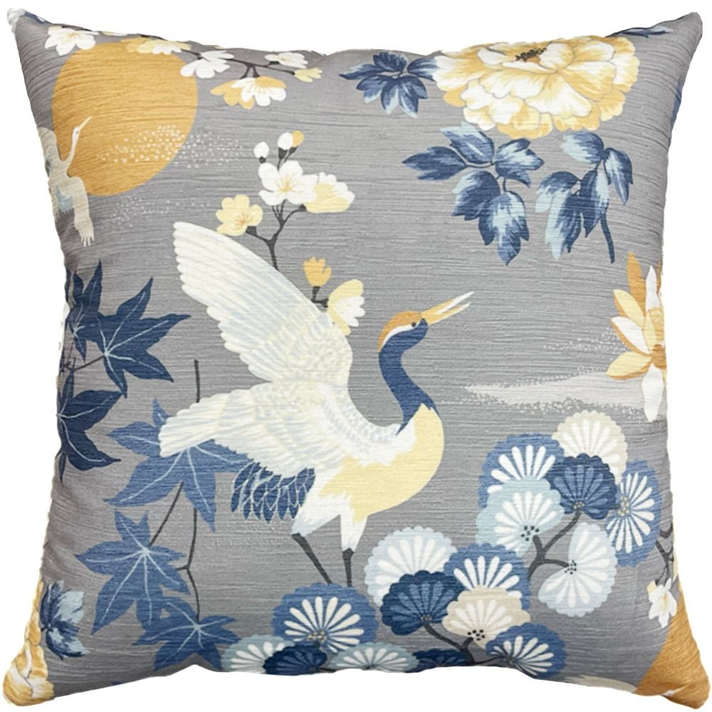 Click here for Hometrends Cosmic Crane Floral Decorative Pillow 1... prices