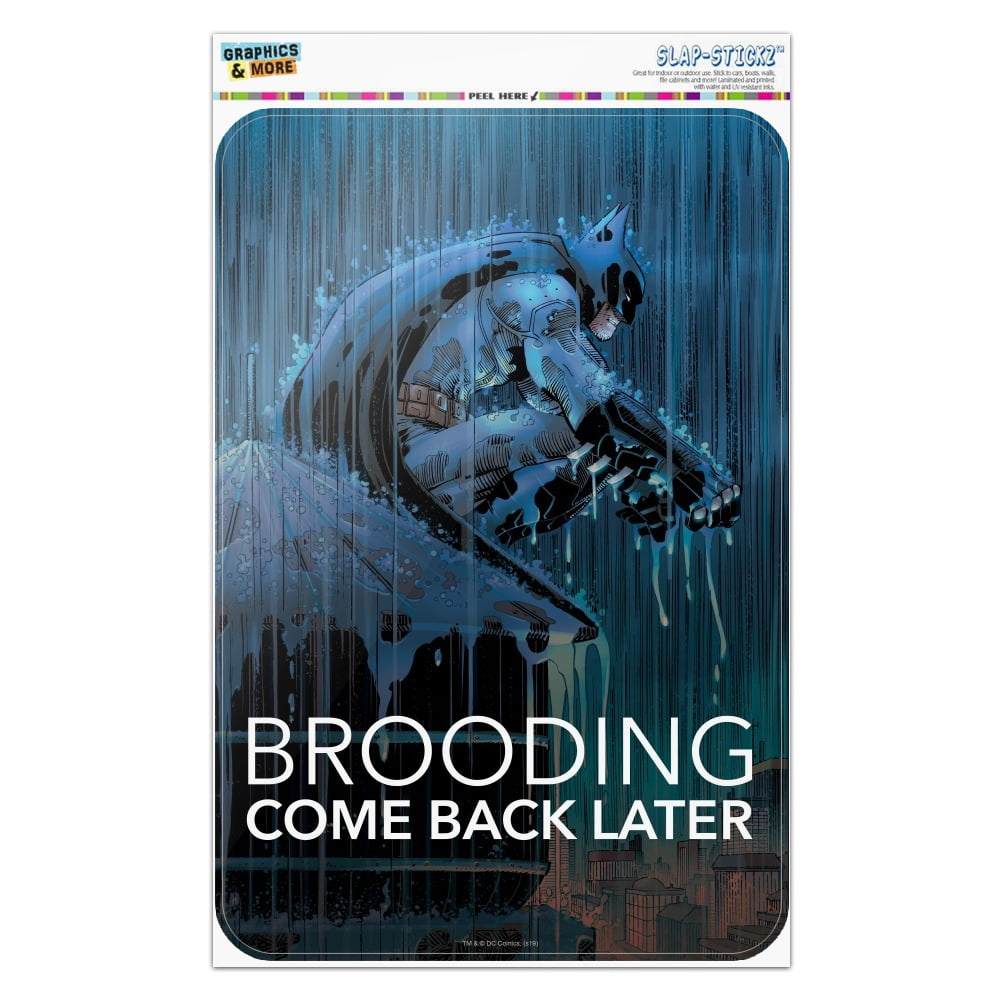 Batman Brooding Come Back Later Home Business Office Sign - Walmart.com