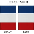 France Garden Flags 12 x 18 Inches Double Sided Vivid Color and Fade ...