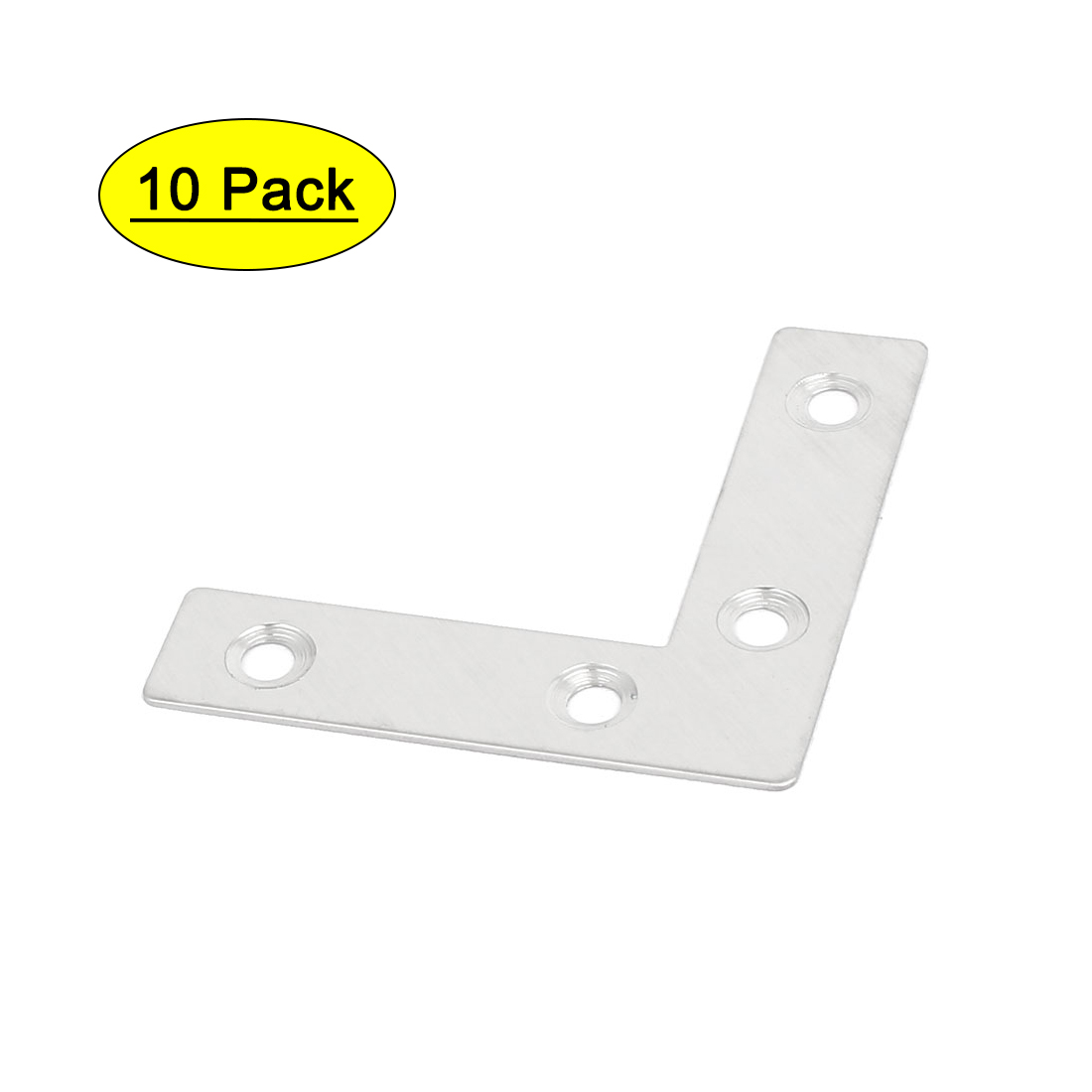 Uxcell 60mmx60mmx1mm Metal L Shaped Flat Fixing Mending Repair Plates ...