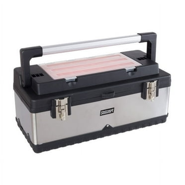Stalwart 73-Compartment Durable Plastic Storage Tool Box - Walmart.com