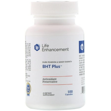Life Enhancement, Durk Pearson & Sandy Shaw's BHT Plus , 100 Capsules ...