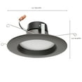 Satco S11835 ColorQuick 5-6 in. Aluminum LED Recessed Downlight ...