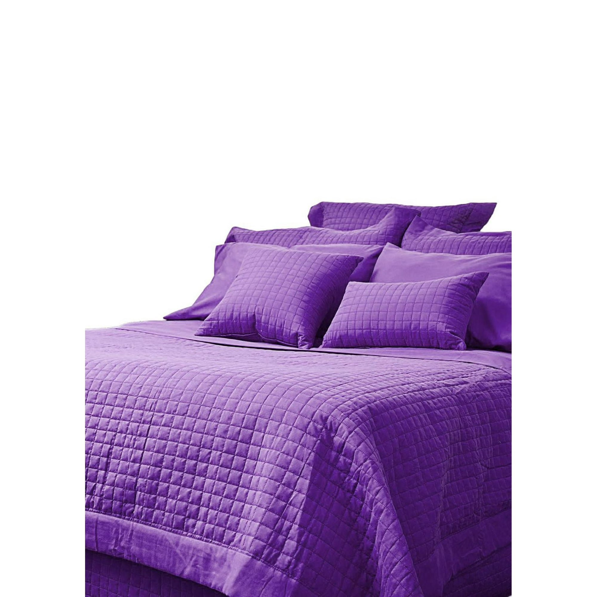 Click here for Gouchee Home Grid Quilted Duvet Cover Set - Double... prices