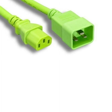 Kentek 1 Feet FT AC Power Adapter / Extension Cable Cord NEMA5-15R ...