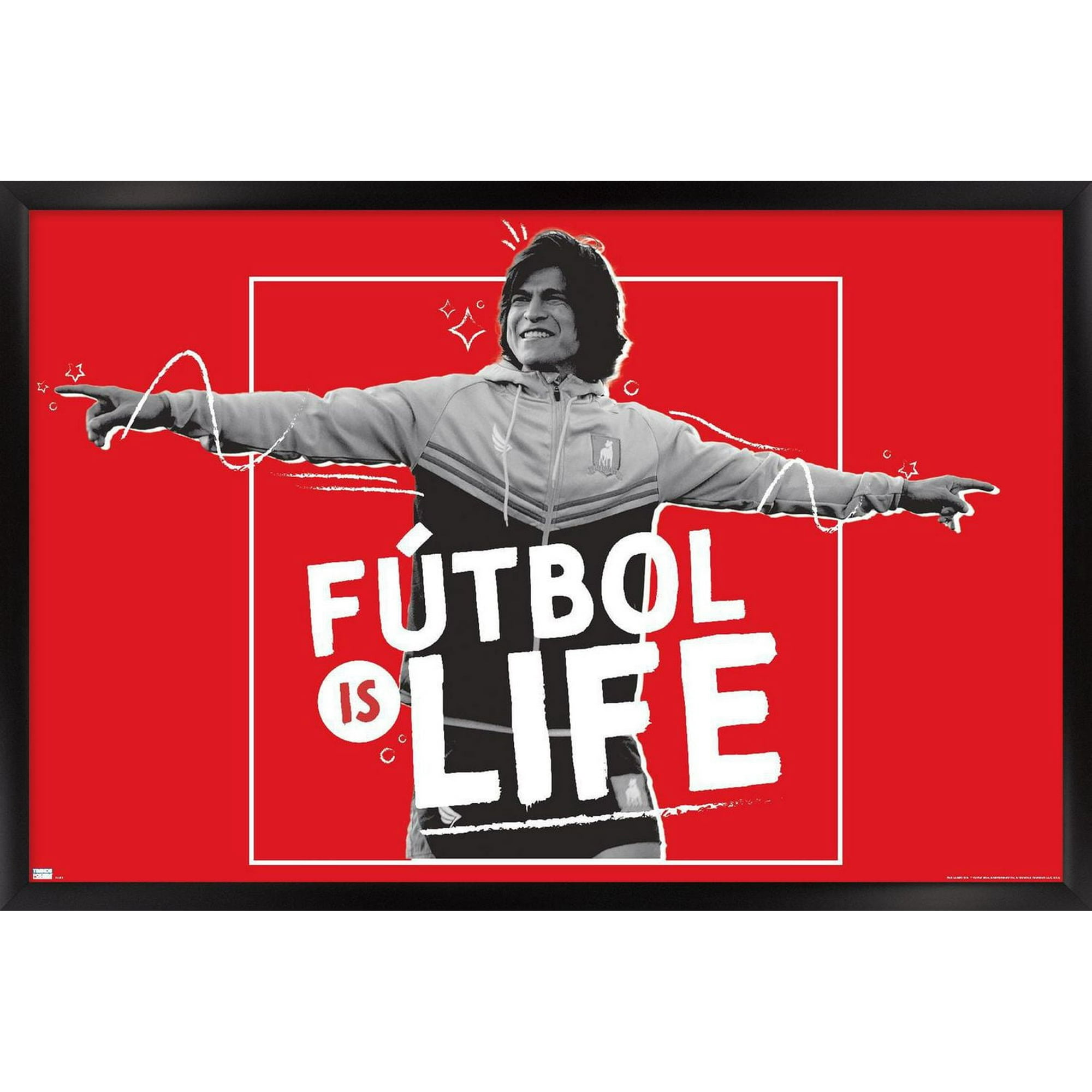Click here for Trends International Ted Lasso - Futbol Is Life Wa... prices