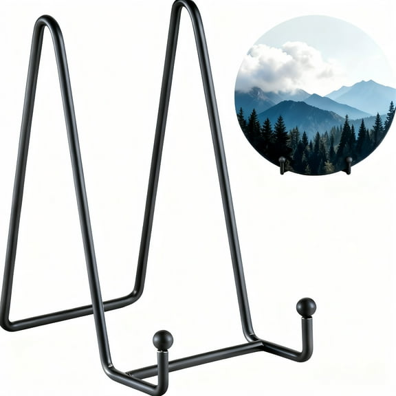 3pcs 6 Inch Plate Stands for Display Metal Frame Holder Stand Picture ...
