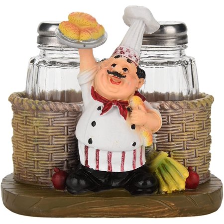 Chef Salt and Pepper Shakers Set,Salt Pepper Shaker Chef Decorative ...