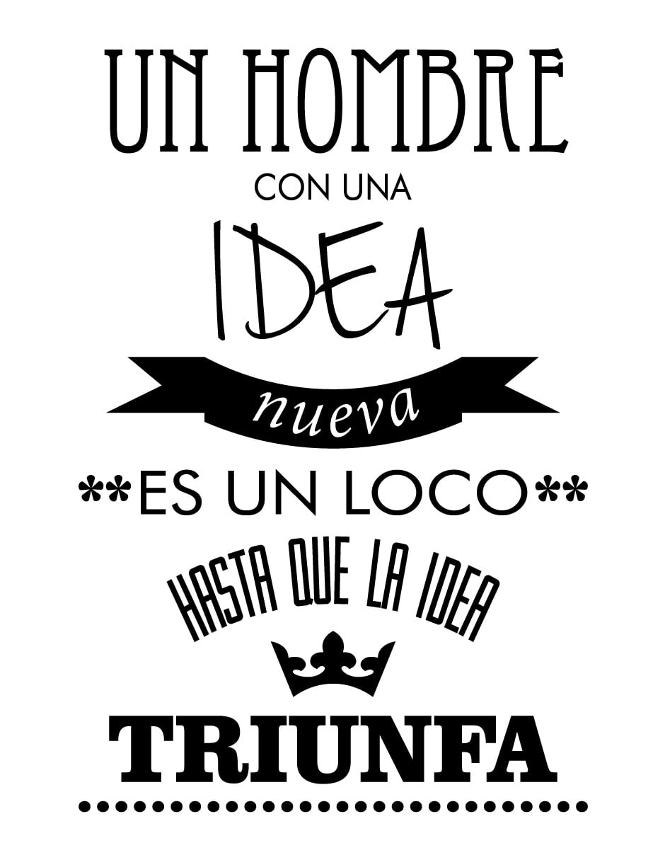 Vinil decorativo MARKPRO UN HOMBRE CON UNA NUEVA IDEA 60 X 90 | Bodega Aurrera en línea