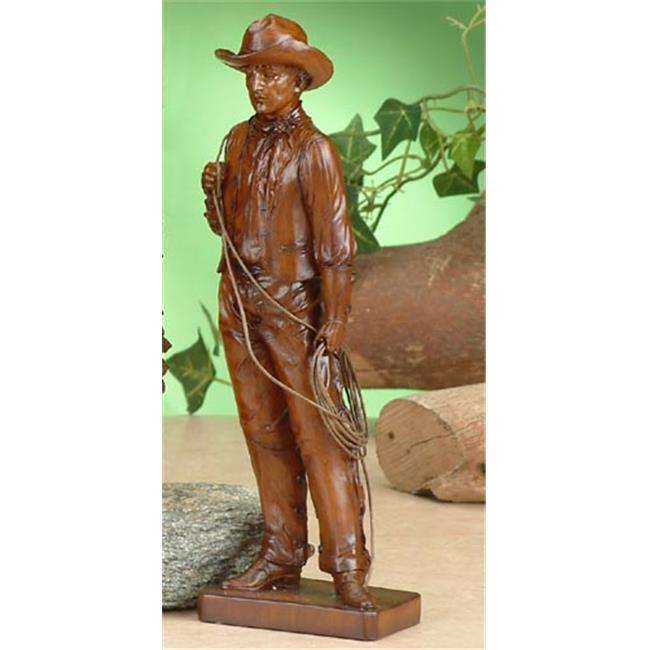 9 H In. - Wooden Cowboy & Lasso - Walmart.com