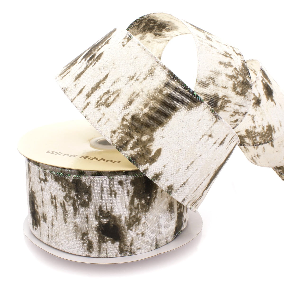 Ribbon Traditions Rustic Tree Bark Wired Ribbon 2 1/2" by 25 Yards ...