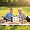 Crossbody Lunch Bag 10.2×7.5 In The Top Has A Handle Strap For Easy ...