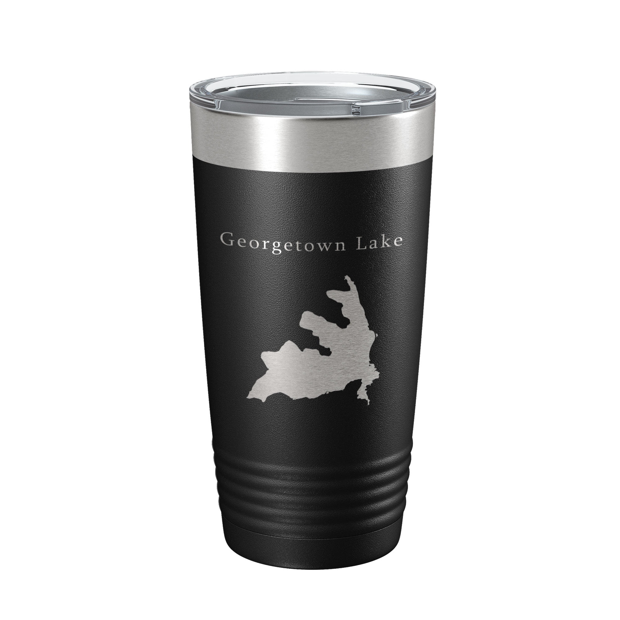 Georgetown Lake Map Tumbler Travel Mug Insulated Laser Engraved Coffee ...