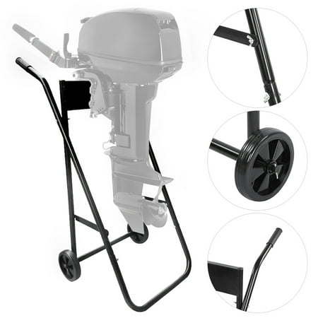 Cergrey Folding Steel Pipe Outboard Boat Motor Engine Cart Marine Stand ...