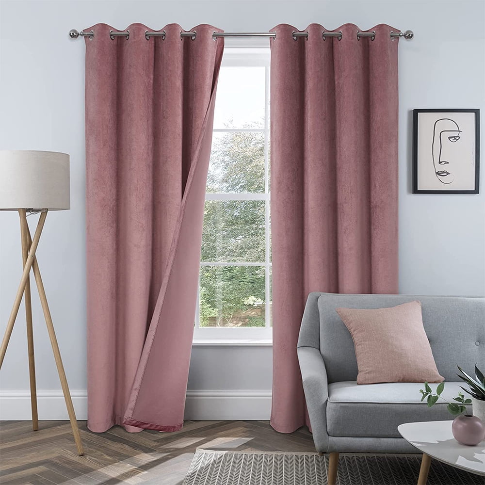 Click here for Himone Drapes Uv Protection Blackout Curtain Energ... prices