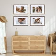 4 Pack 11x17 Brown Frames, Wall/Tabletop Display, For 8x12 Photos with ...