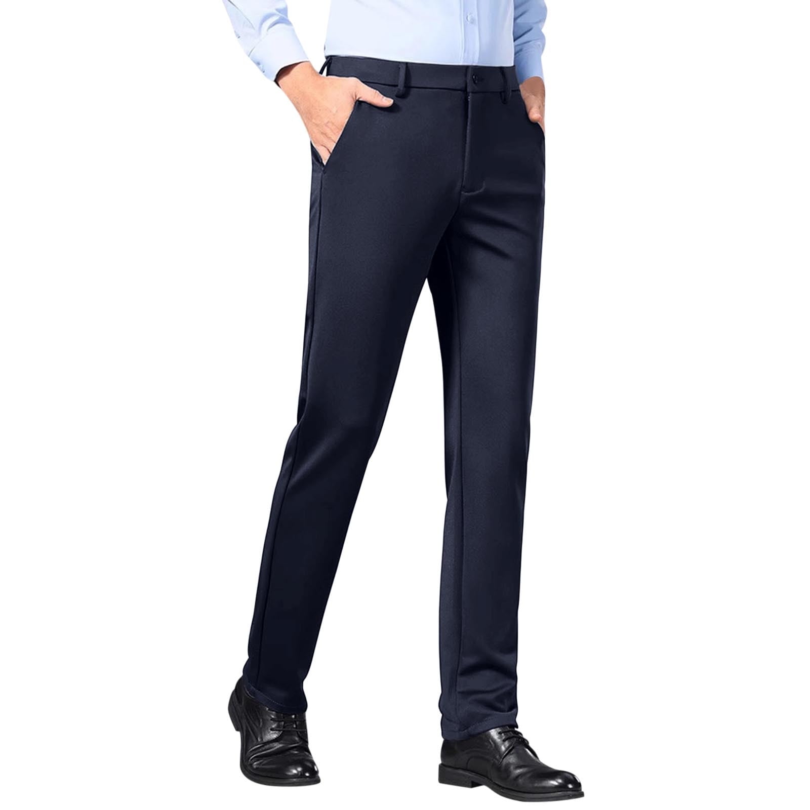 Click here for Lovzfmll Mens Dress Pants Relaxed Fit  Stretch Wri... prices