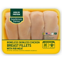 Freshness Guaranteed Thin-Sliced Boneless Skinless Chicken Breasts, 1.7 ...