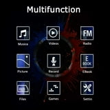 Portable Digital Audio MP3 Player with 16GB Micro SD, FM Radio, Video ...