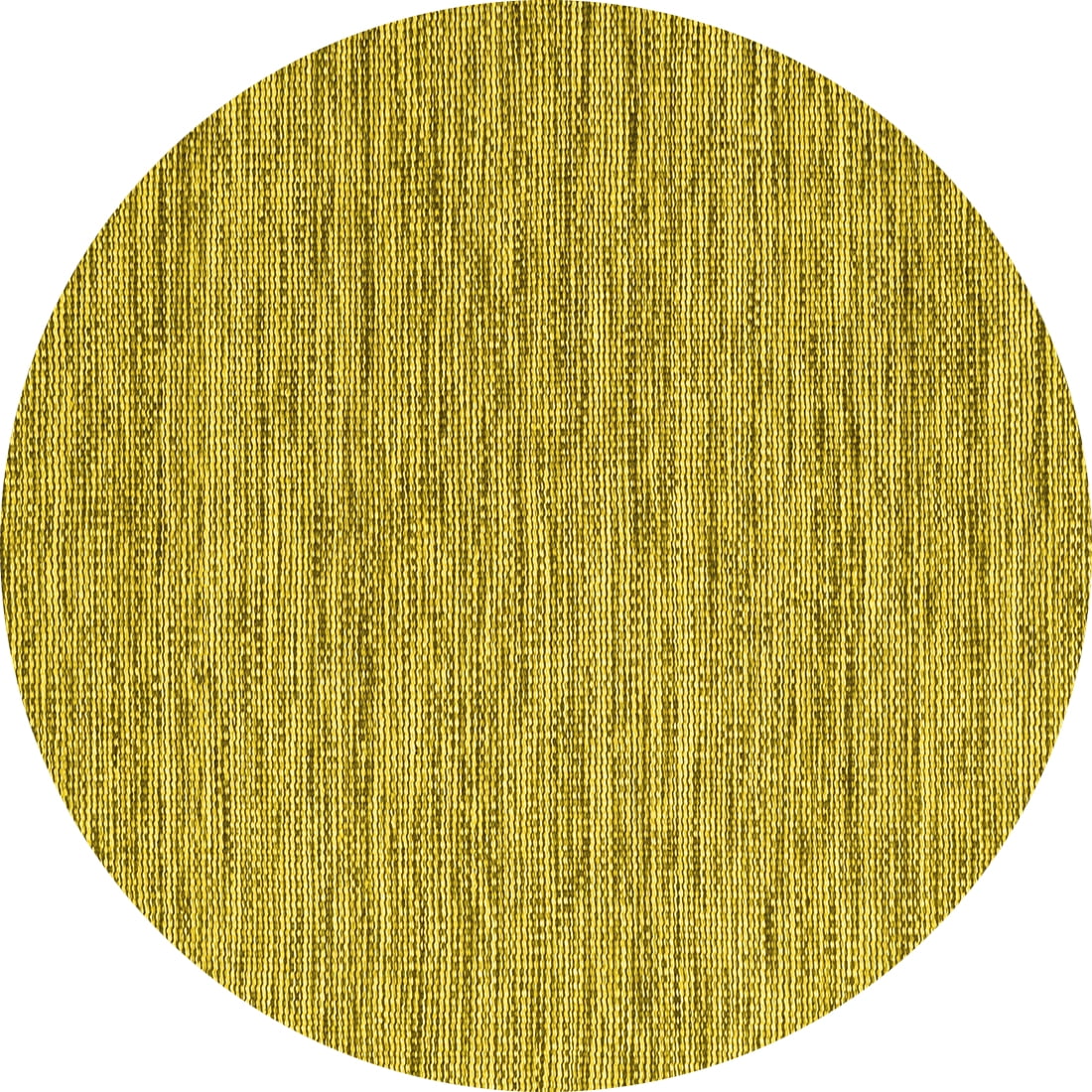 Ahgly Company Machine Washable Indoor Round Abstract Yellow ...
