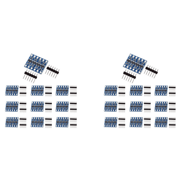 20Pcs 4 Channel IIC I2C Logic Level Converter Bi-Directional Module 3 ...