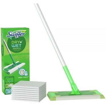 Swiffer Sweeper Heavy Duty Multi-Surface Dry + Wet Sweeping Kit ...