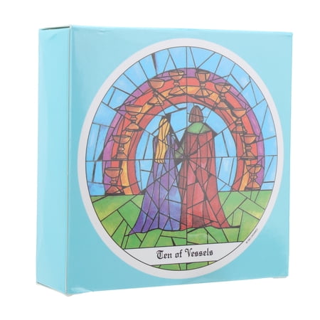 Round Tarot Deck Divination Playing Cards Interaction Paper Tarot Cards ...