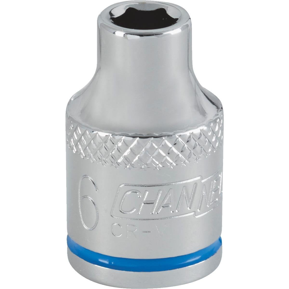 Channellock 3/8" Drive 6 mm 6-Point Shallow Metric Socket - Walmart.com