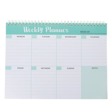 HomeCozy A5 Weekly Planner 52 Week English Daily Notebook Thick Paper ...