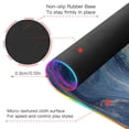 Large RGB Wireless Charging Mouse Pad Star Marble Swirls14 LED Modes ...
