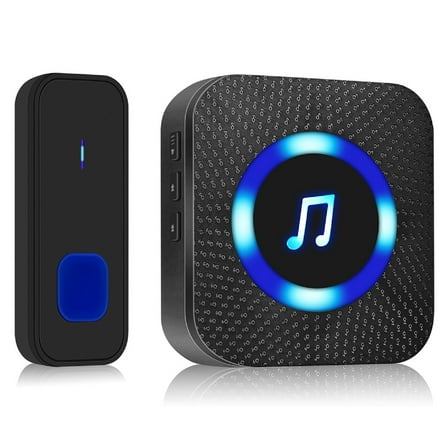 Philips Battery-Operated 8-Melody Doorbell Kit, One Push Button, White ...